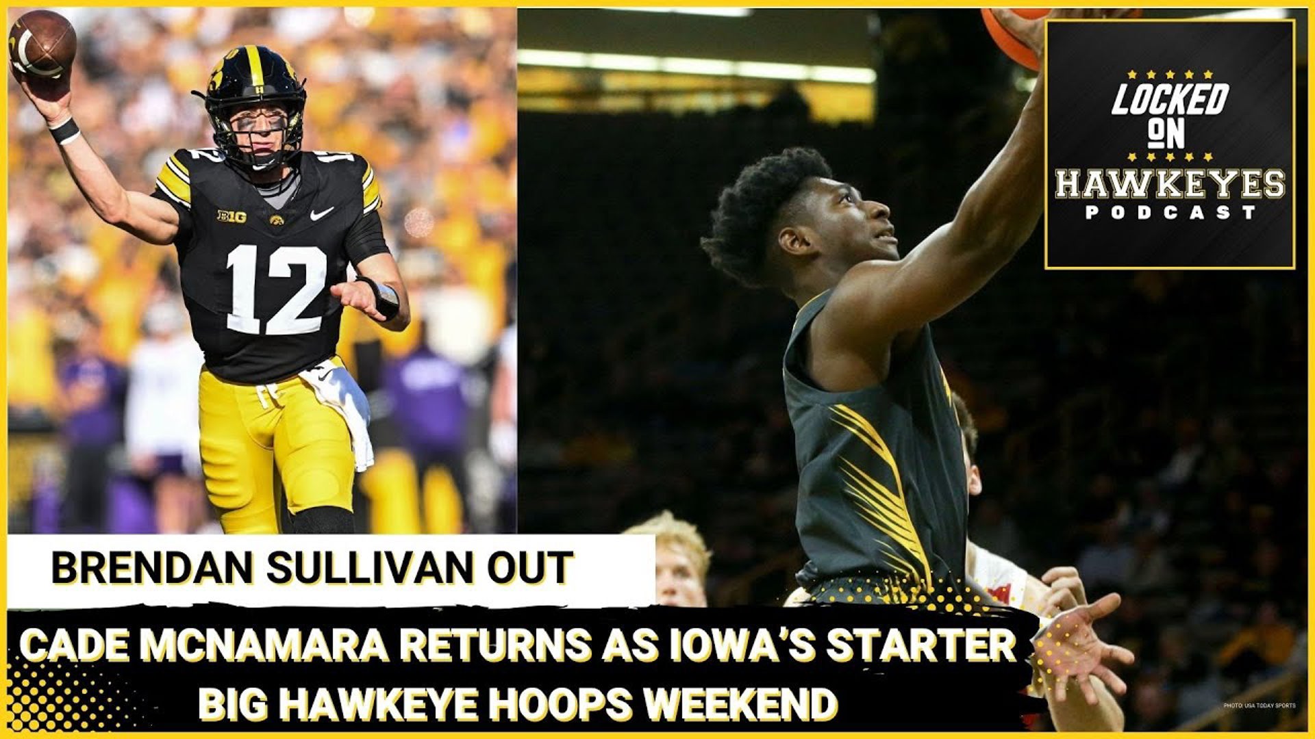 Brendan Sullivan out for Iowa, Cade McNamara returns as QB 1, Big ...