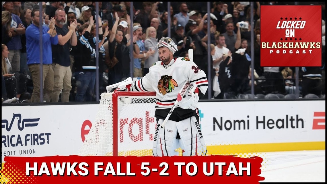 Chicago Blackhawks Drop Regular Season Opener 5-2 To Utah Hockey Club ...
