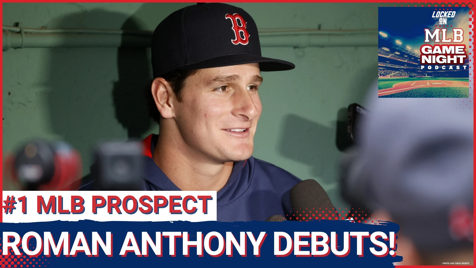 MLB GAME NIGHT: MLB's #1 Prospect Roman Anthony Debuts for the Boston ...