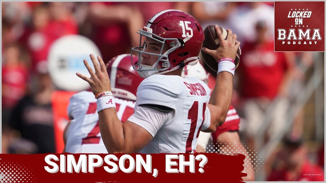 HUGE WIN: Alabama Blasts the Badgers as Ty Simpson is Becoming a Star ...