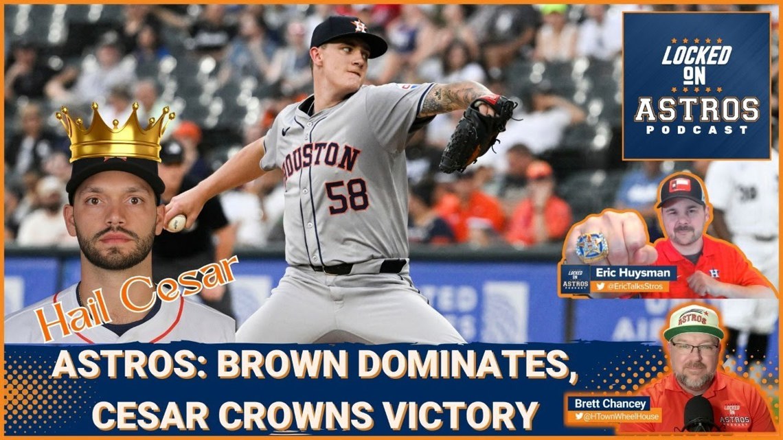 Astros: Hunter Brown dominates, as Cesar Crowns Victory | wfaa.com