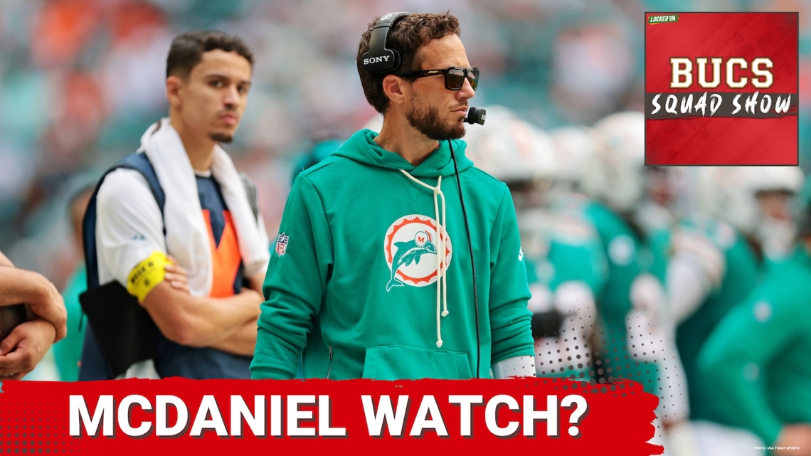 BUCS SQUAD SHOW: Mike McDaniel Watch Continues | Is Tampa Bay Running ...