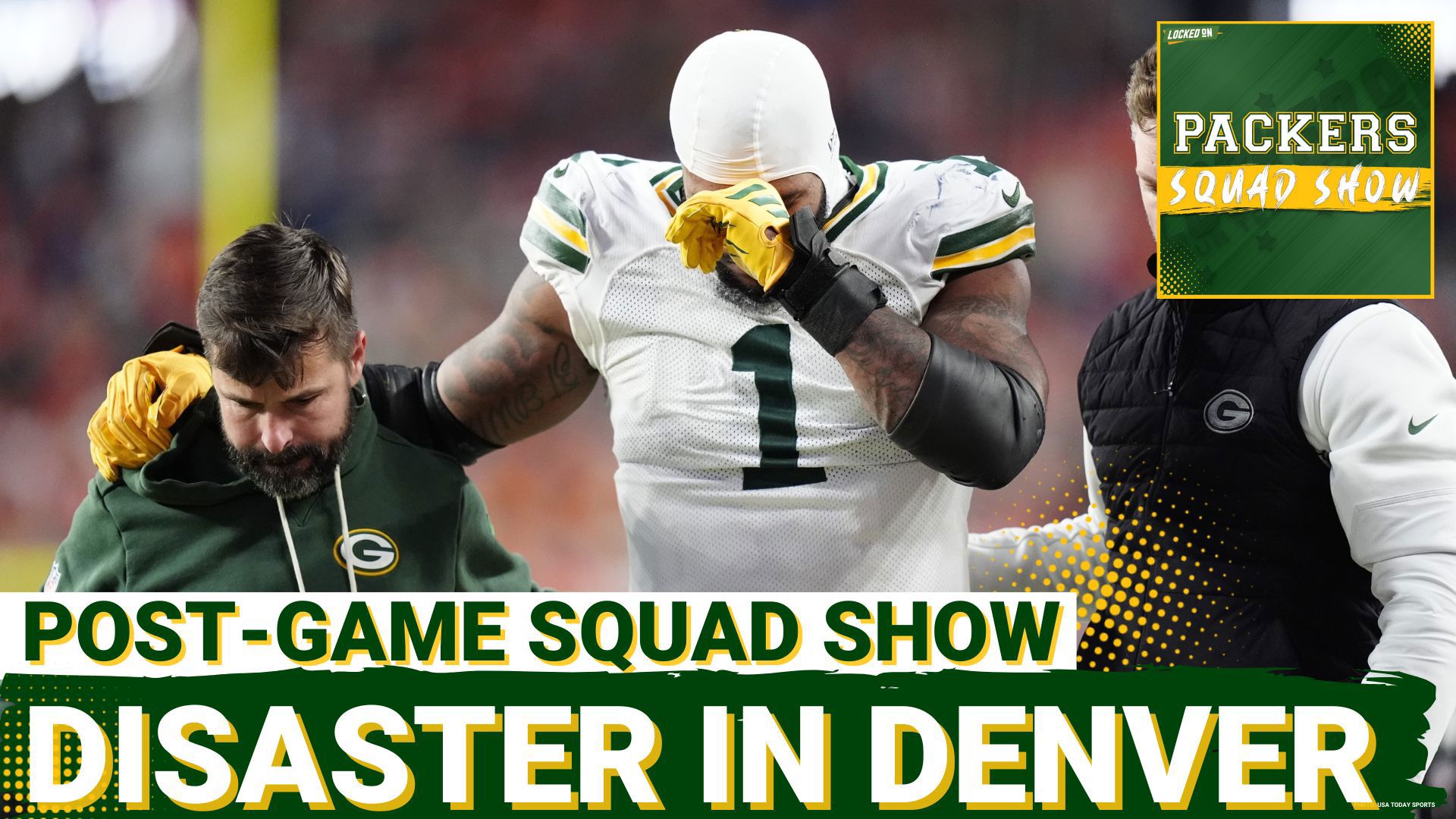 PACKERS SQUAD SHOW: Packers Fall Apart Late in Denver | injuries PILE ...