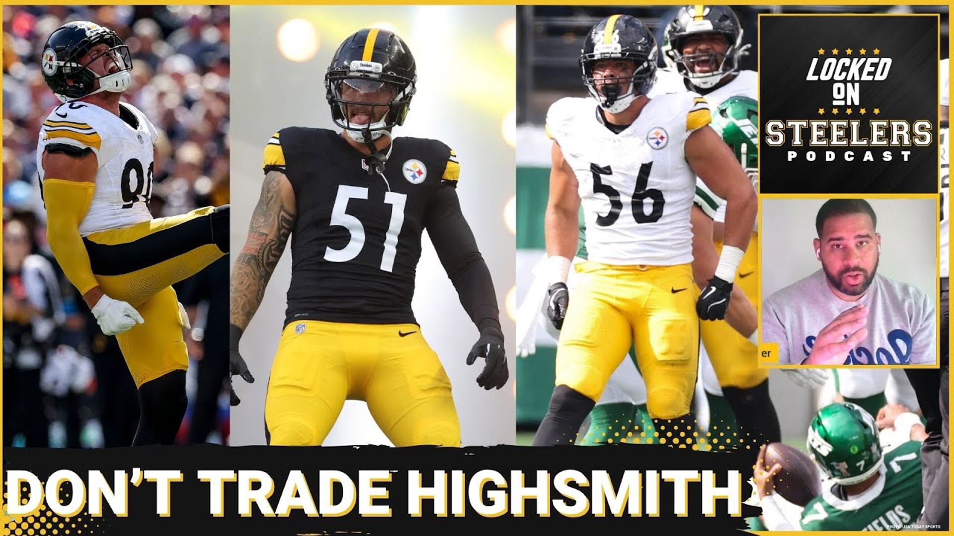 Steelers CAN'T Trade Alex Highsmith, Must Keep T.J. Watt, Nick Herbig ...