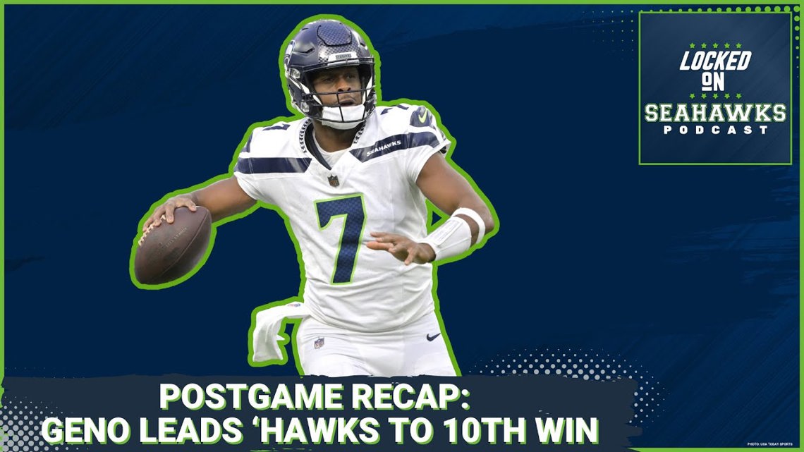 Geno Smith's Career Day Leads Seattle Seahawks to 30-25 Win Over Los ...