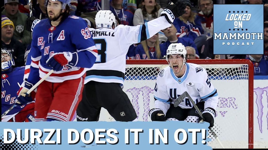 DESERVED Utah Mammoth OVERTIME Triumph Over Rangers Proves Lawson ...