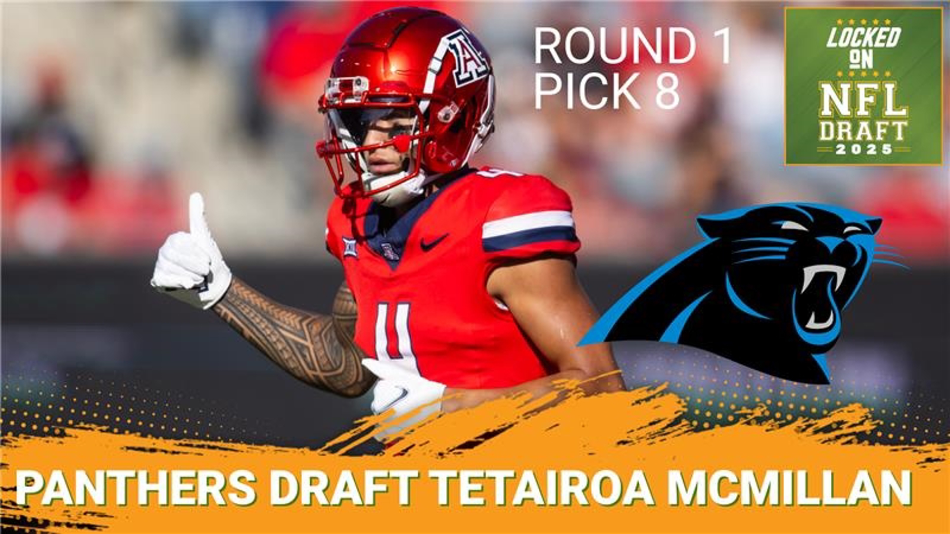 Carolina Panthers Select Tetairoa McMillan with the No. 8 Pick in the NFL Draft | wfaa.com