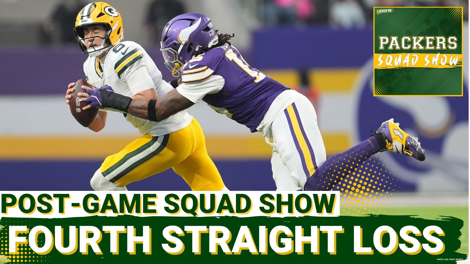 PACKERS SQUAD SHOW: Packers LOSE Fourth-Straight Game | Fall to Vikings ...