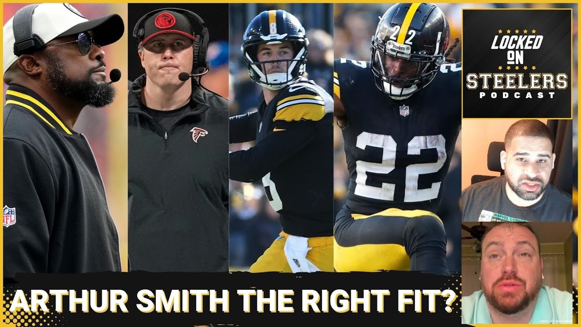 Steelers' Arthur Smith the Right Fit w/Najee Harris, Kenny Pickett ...
