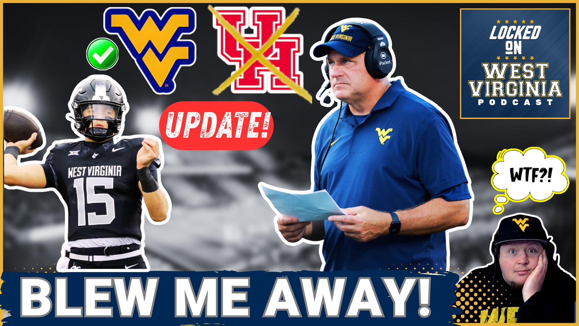 Mountaineer Paul reacts to WVU DESTROYING HOUSTON! | wfaa.com