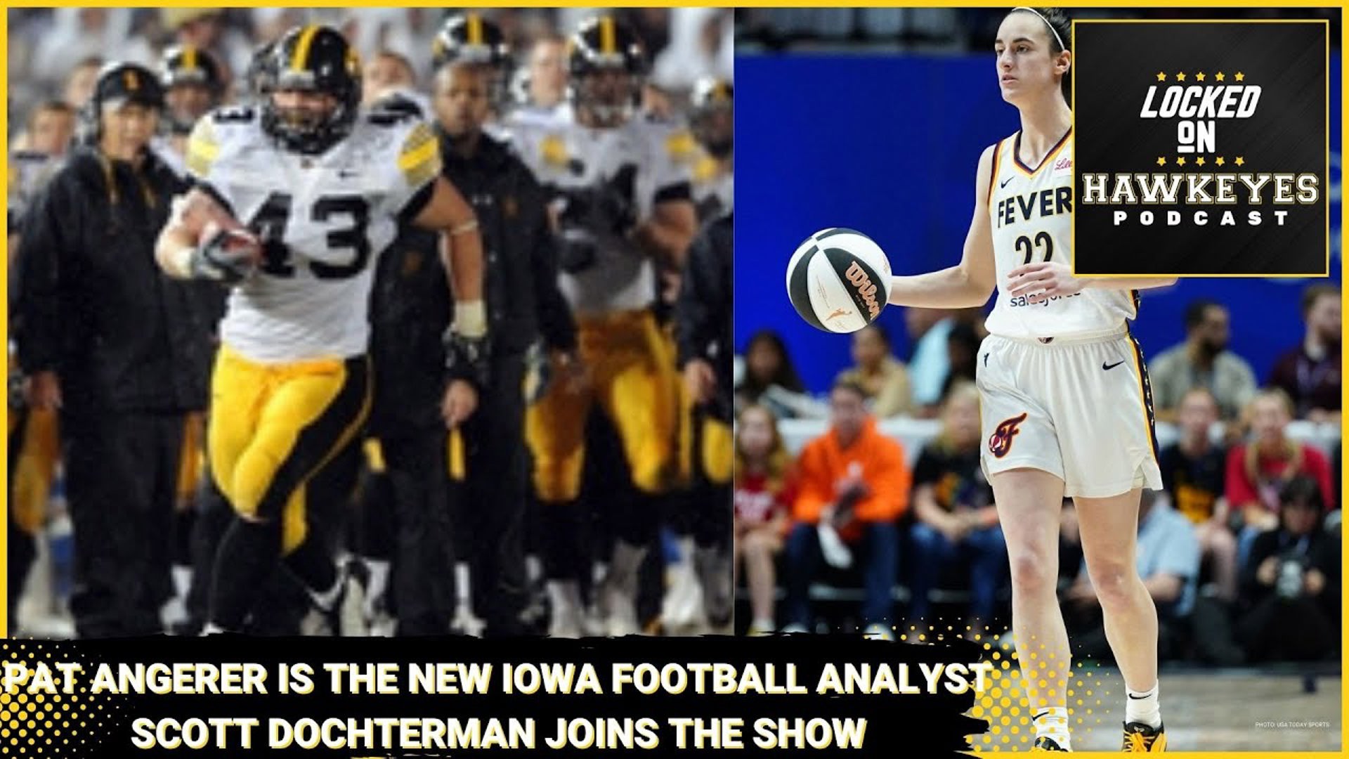 Pat Angerer is the new Iowa football color analyst, Scott Dochterman ...