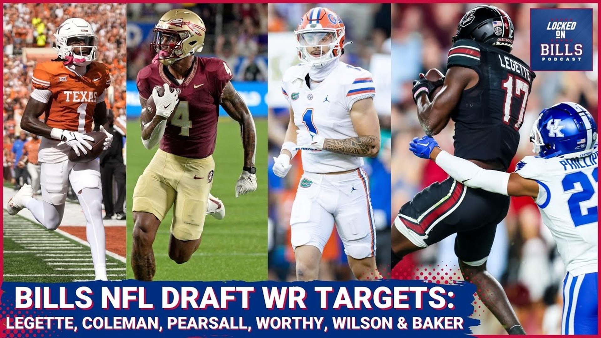 Buffalo Bills NFL Draft Wide Receiver Targets: Xavier Leggete, Keon ...