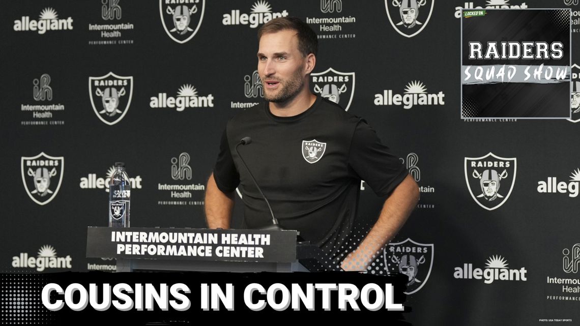 RAIDERS SQUAD SHOW: Kirk COUSINS expectations + the Las Vegas Raiders ...