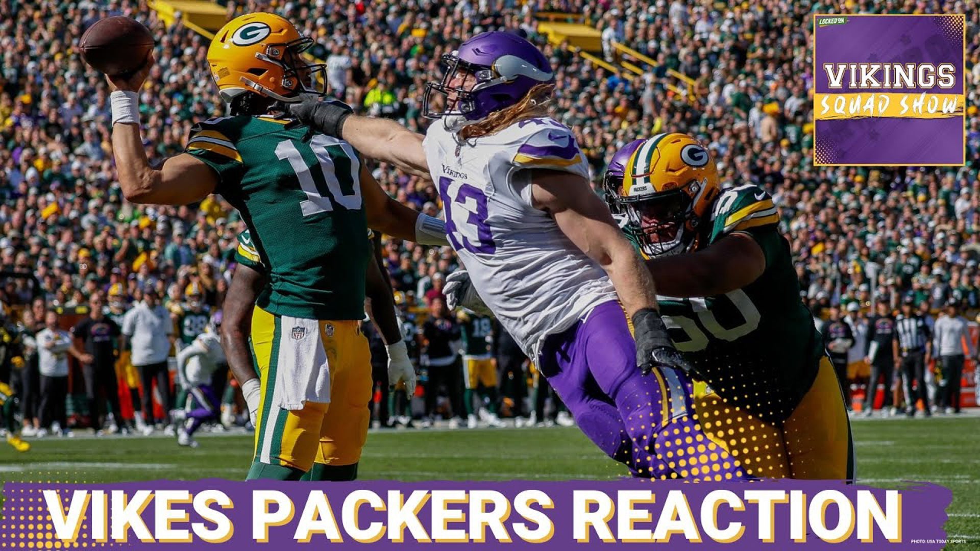 VIKINGS SQUAD SHOW: Vikings HUMILATED AT LAMBEAU vs. Packers | wfaa.com