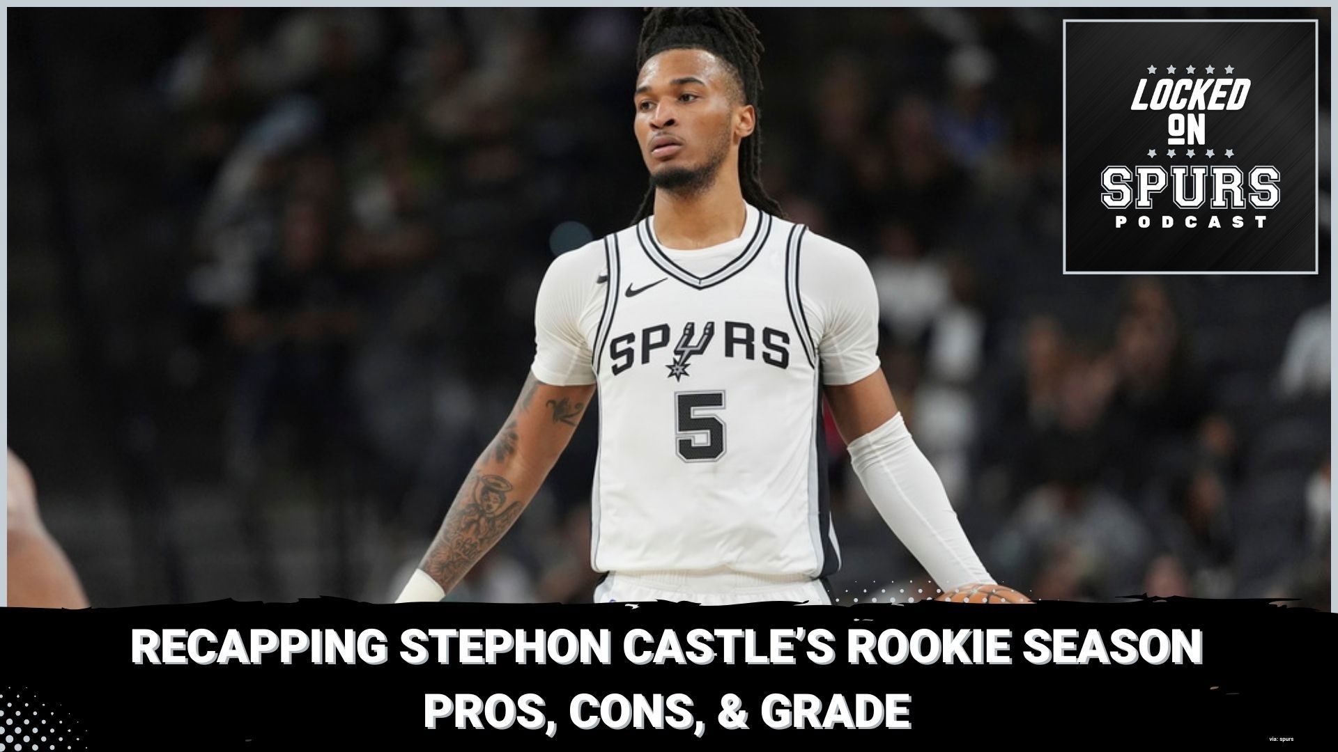 Recapping San Antonio Spurs' Stephon Castle's rookie season | Locked On ...