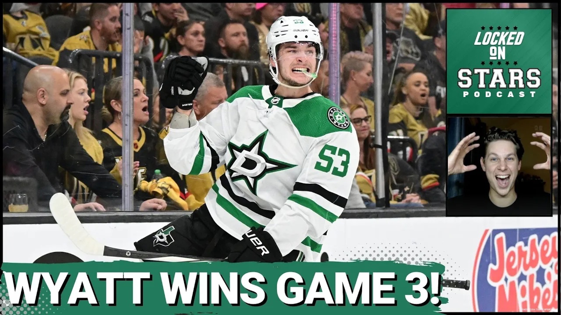 Wyatt Johnston Wins Game 3 in OT! DAL vs VGK Game 3 Reaction: Stars Dominance, New Trios and ...