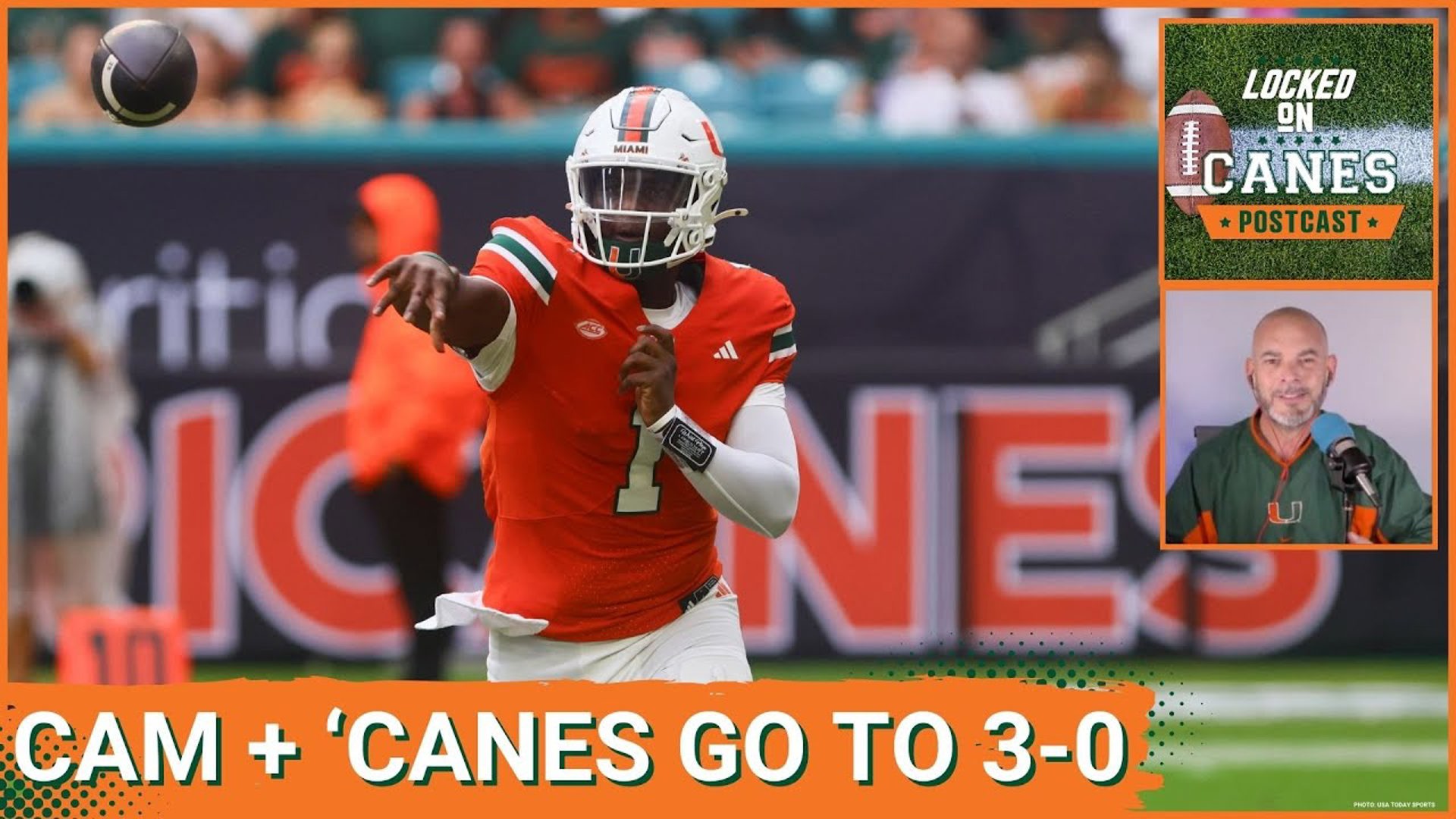 Locked On Canes POSTCAST: Cam Ward, #10 Hurricanes Crush Ball St 62-7 ...