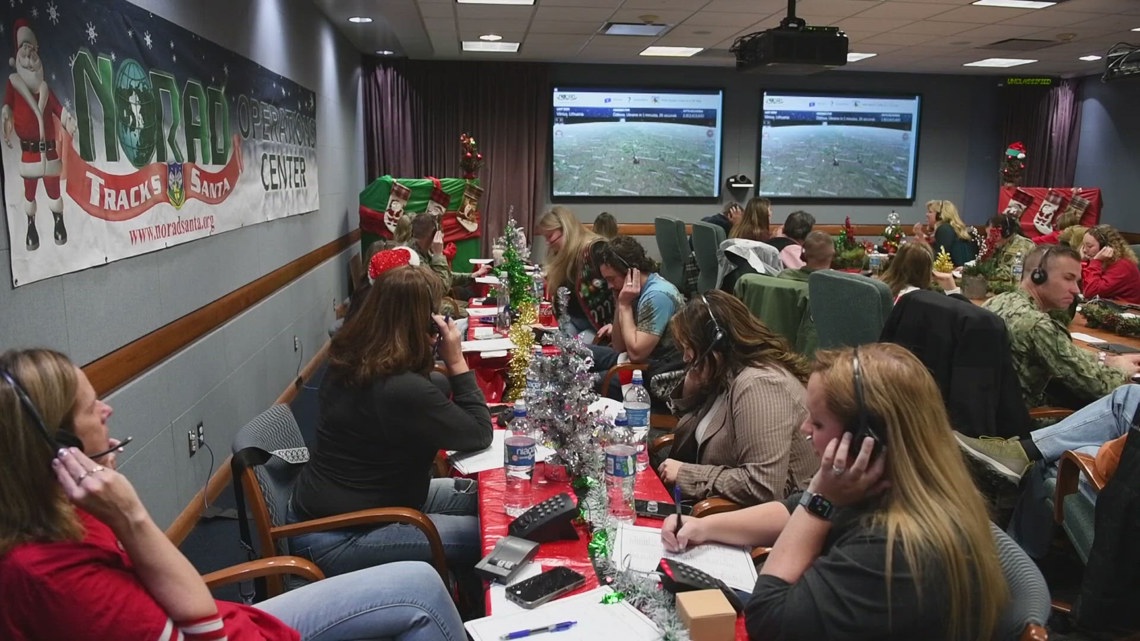 NORAD is tracking Santa Claus as he delivers gifts on Christmas Eve ...