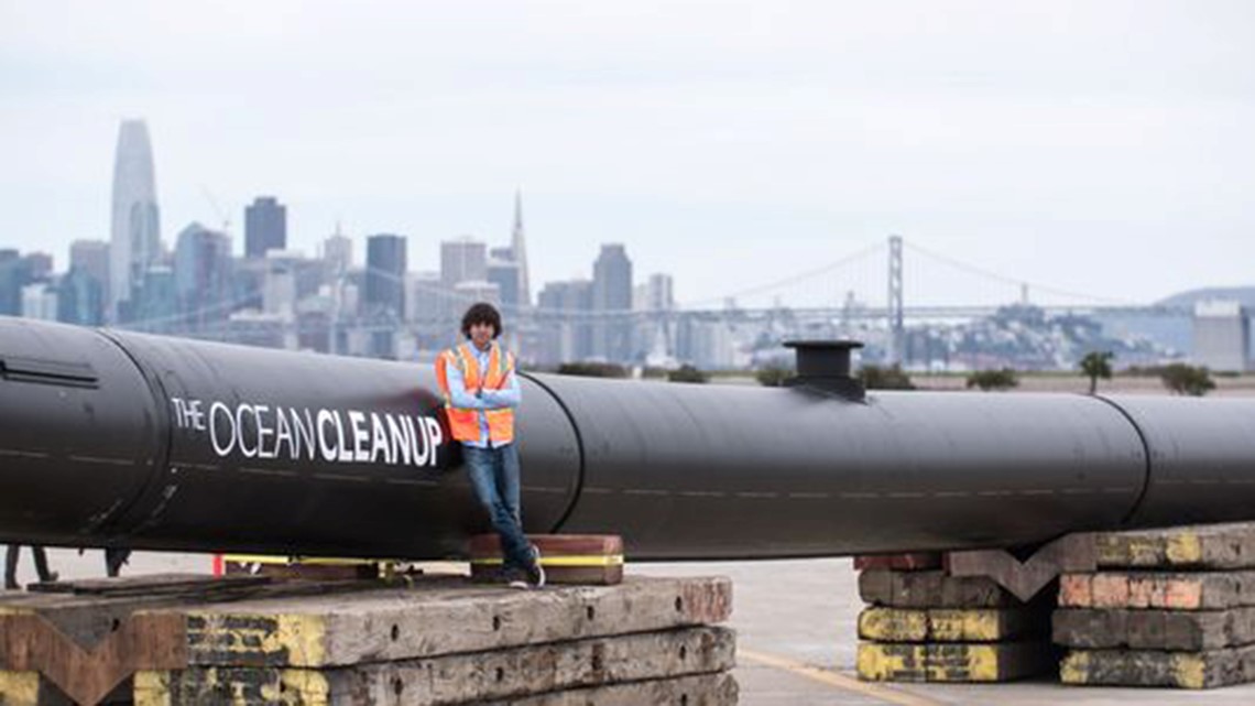 A giant floating trash collector will try to scoop up the Great Pacific ...