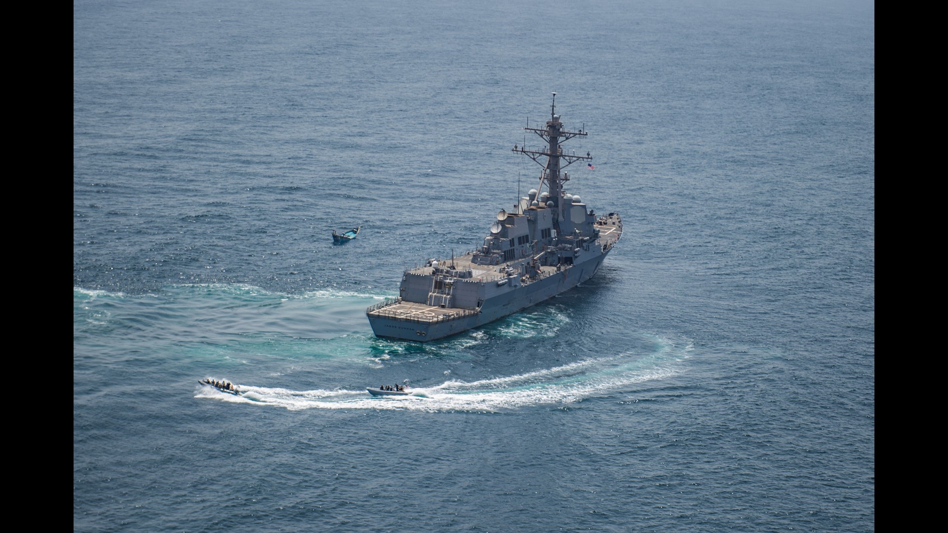 PICTURES: Norfolk-based USS Jason Dunham seizes hundreds of guns | wfaa.com