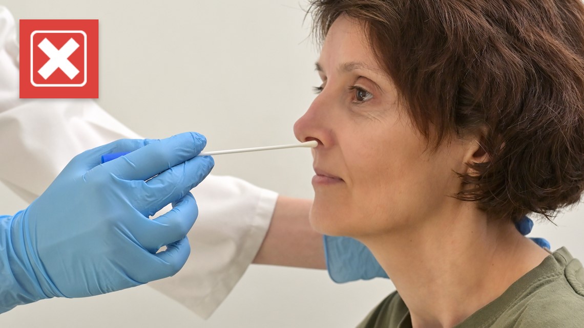 Swab your nose, not your throat, for at-home COVID tests | wfaa.com
