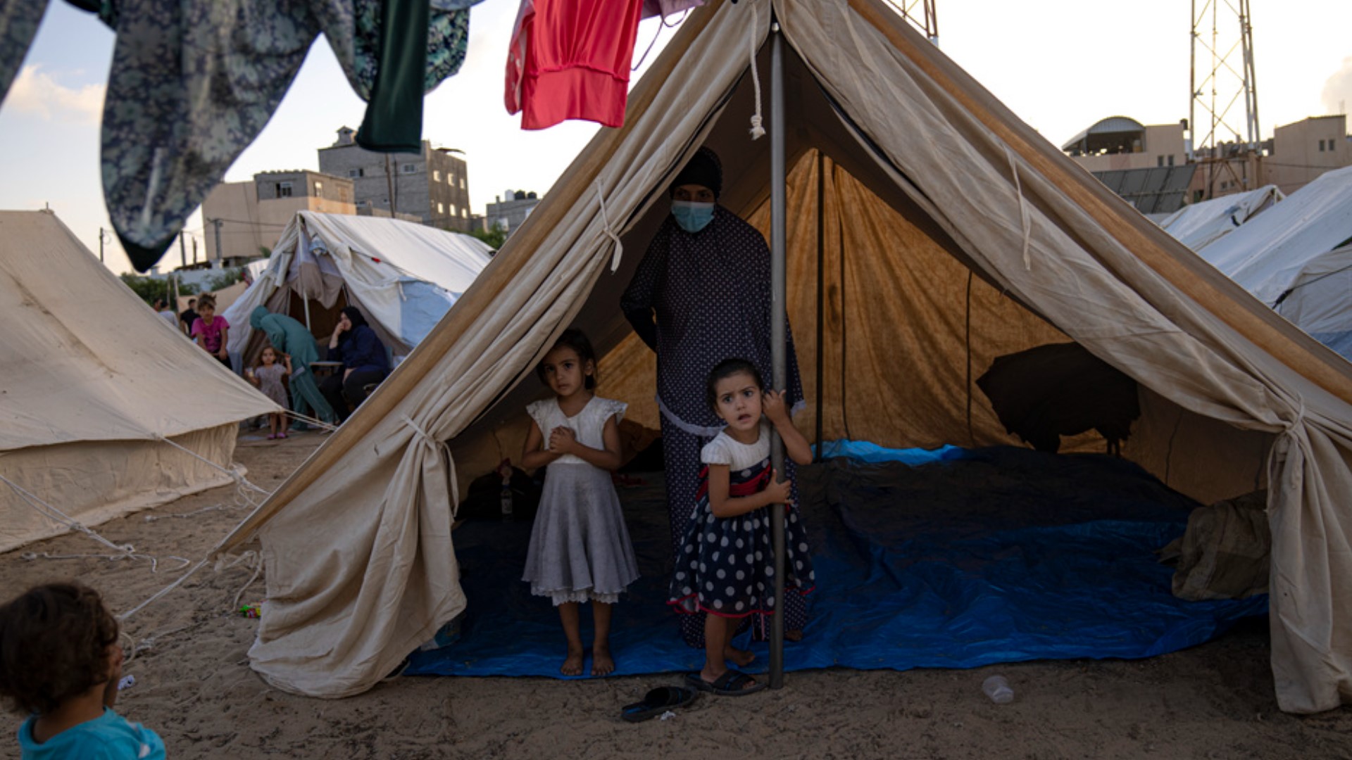 Image of Israeli tent city during Israel-Hamas war made with AI | wfaa.com