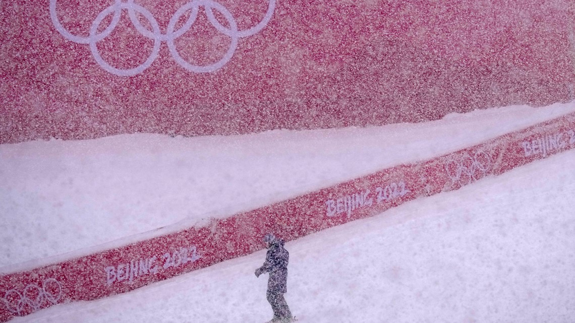 Real snow falls on Winter Olympics | wfaa.com