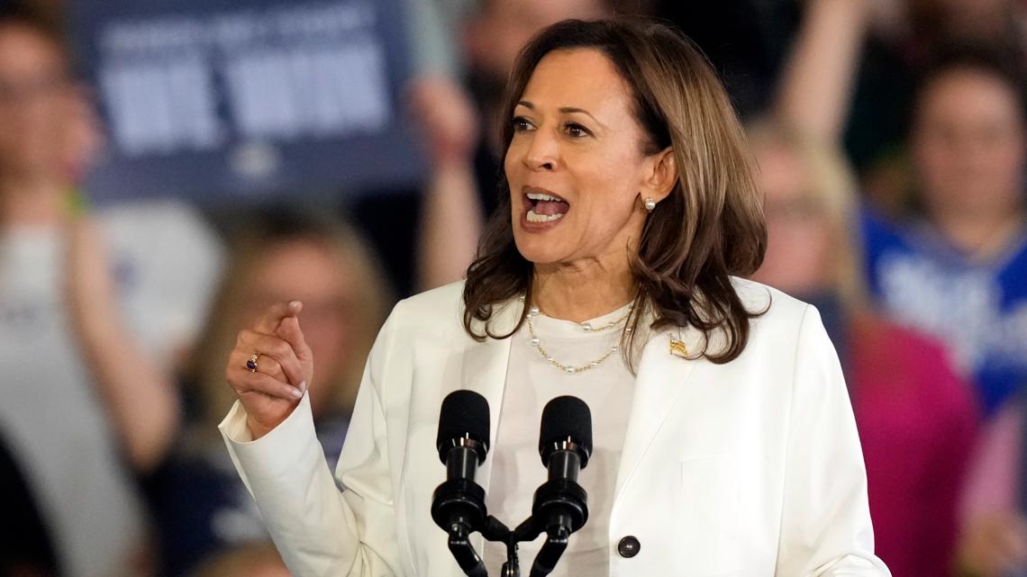 Harris promotes 'opportunity economy' to NC voters | wfaa.com