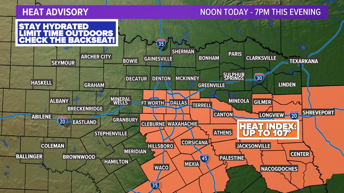 D-FW Weather: Weekly forecast, heat advisory | wfaa.com