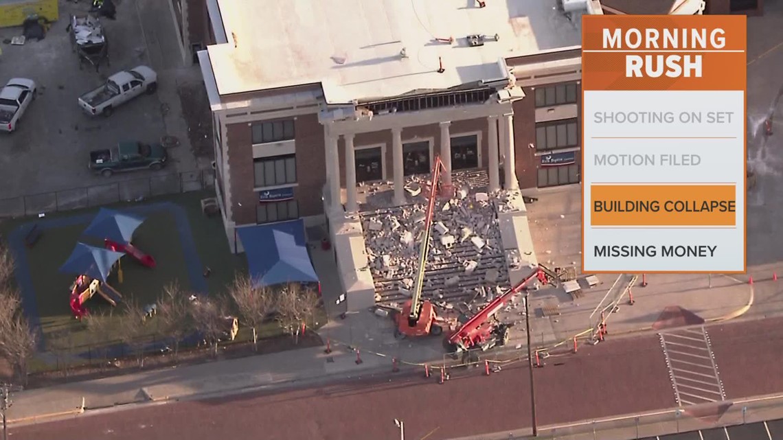 Two construction workers hospitalized after partial collapse at Texas ...