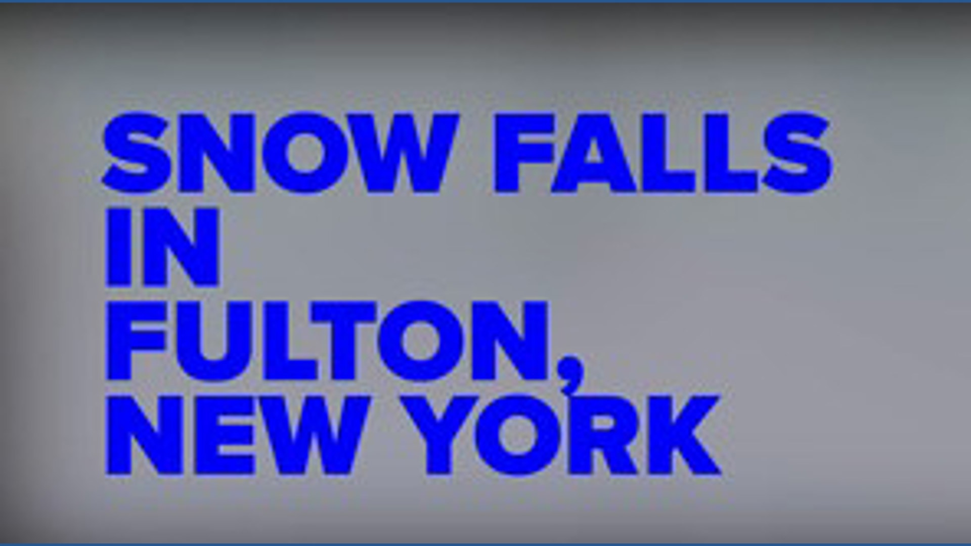 Snow falling in Fulton, New York | wfaa.com