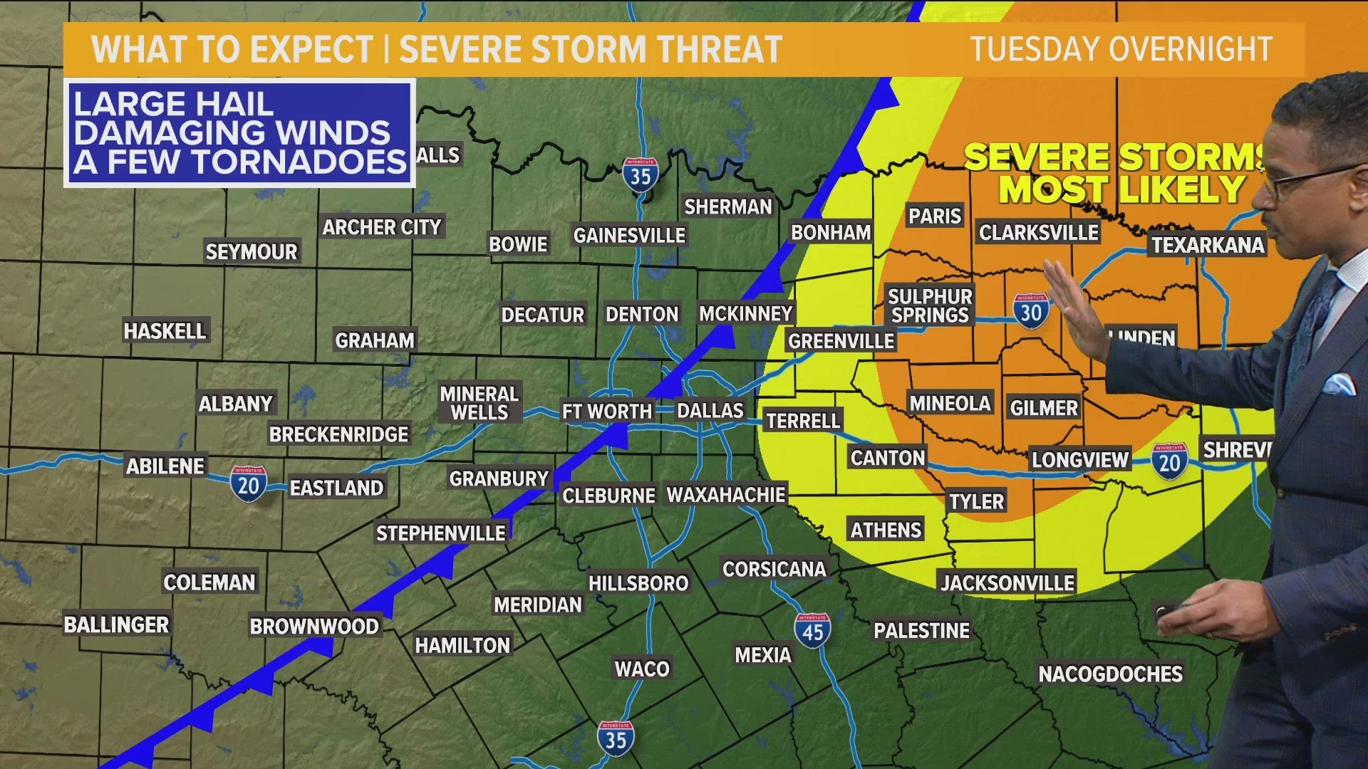 DFW Weather: What we know about severe storm chances this week | wfaa.com