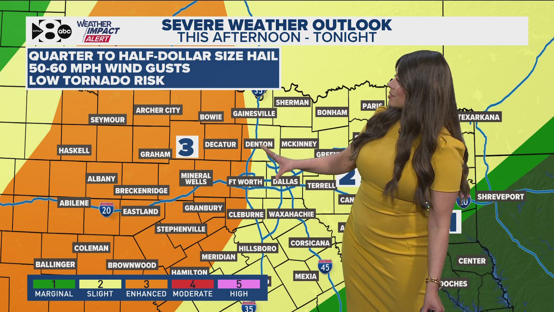 WFAA Weather Alert: Thunderstorms expected Tuesday afternoon through ...