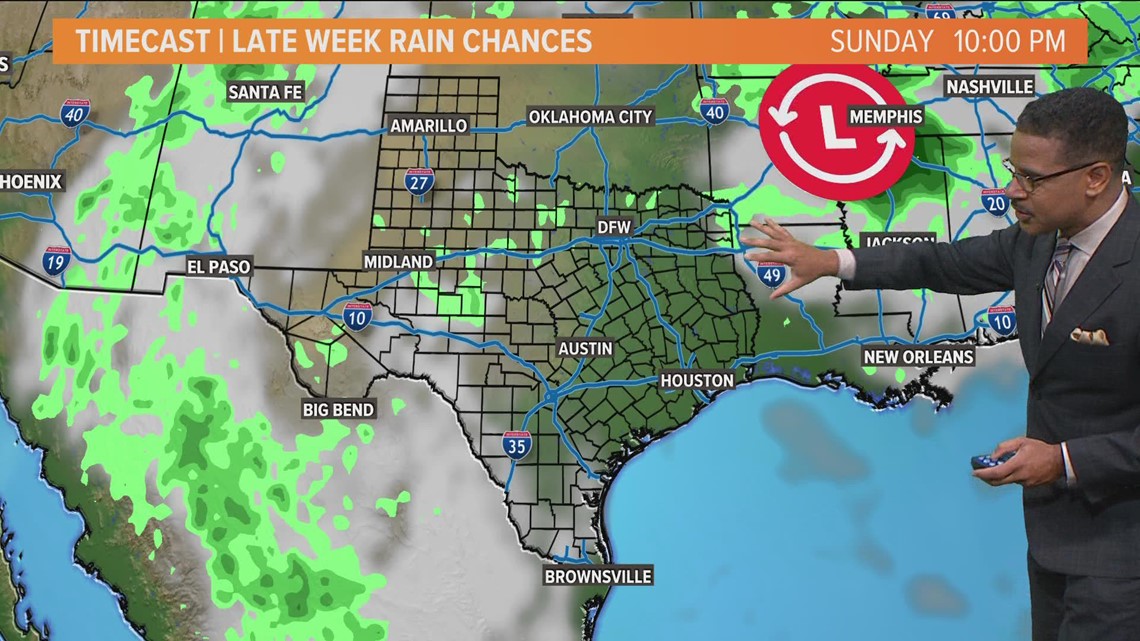 DFW weather: Taking a look at our next rain chances heading into 4th of ...