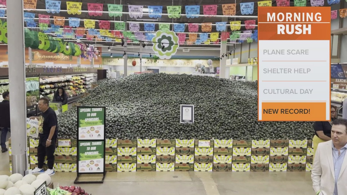 Market breaks world record for largest avocado display | wfaa.com