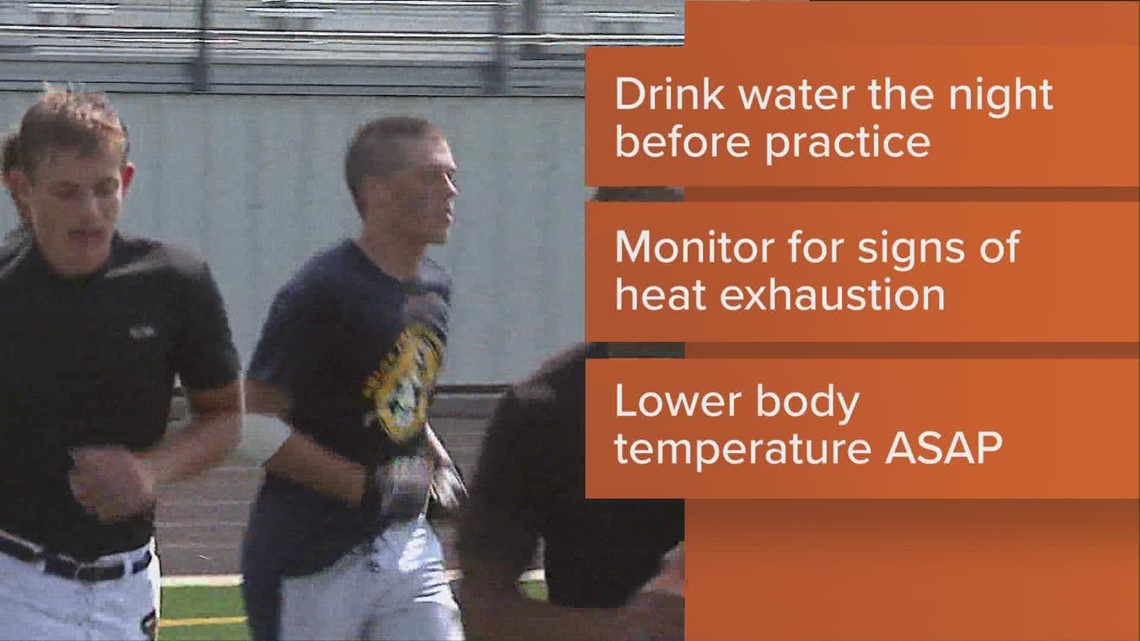 How athletes can avoid heat exhaustion while practicing | wfaa.com