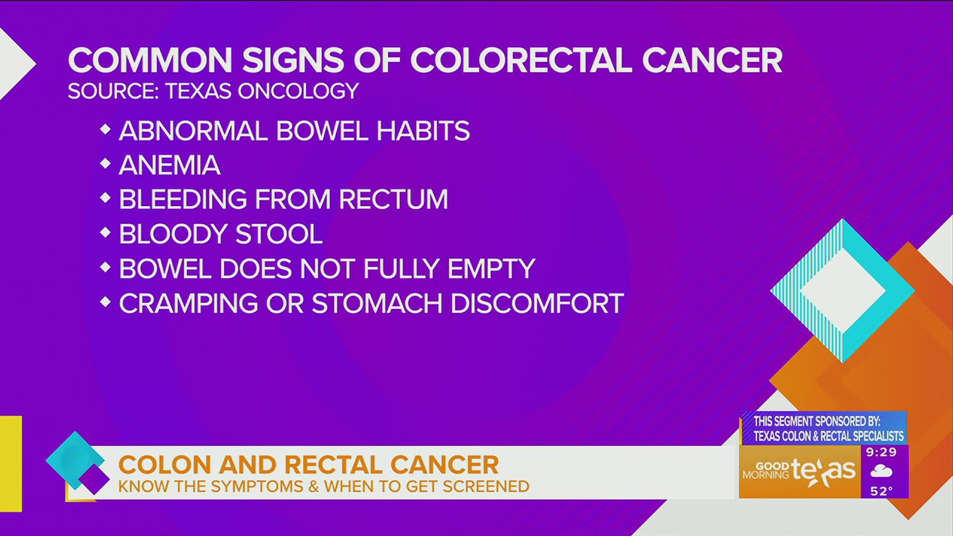 Colon and Rectal Cancer: Know the Symptoms and When to Get Screened ...