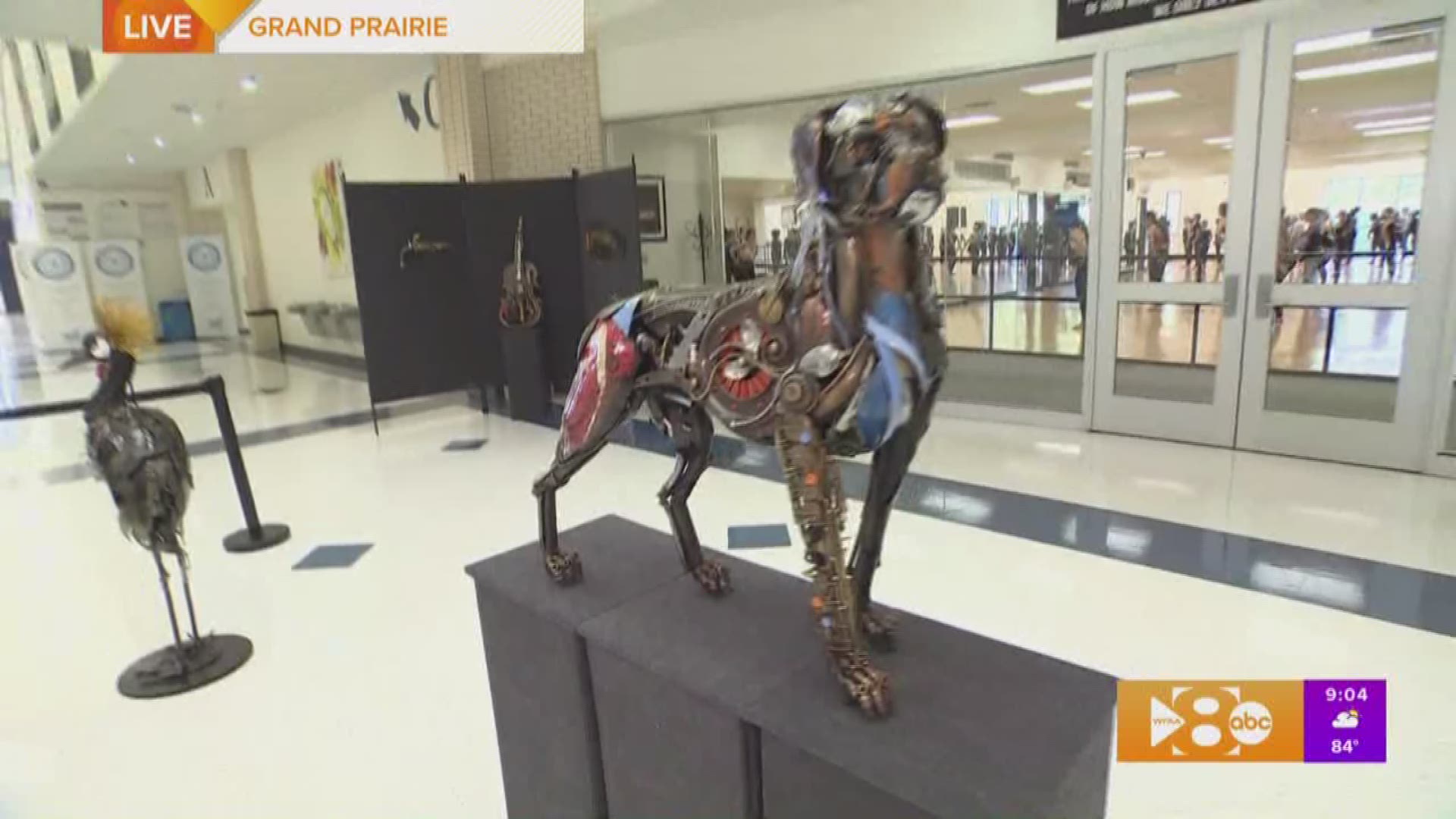 Nigerian hybrid sculptor Dotun Popoola turns scrap metal into art ...