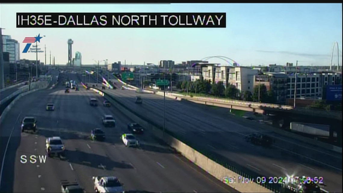 All lanes of the Dallas North Tollway will remain closed this weekend ...