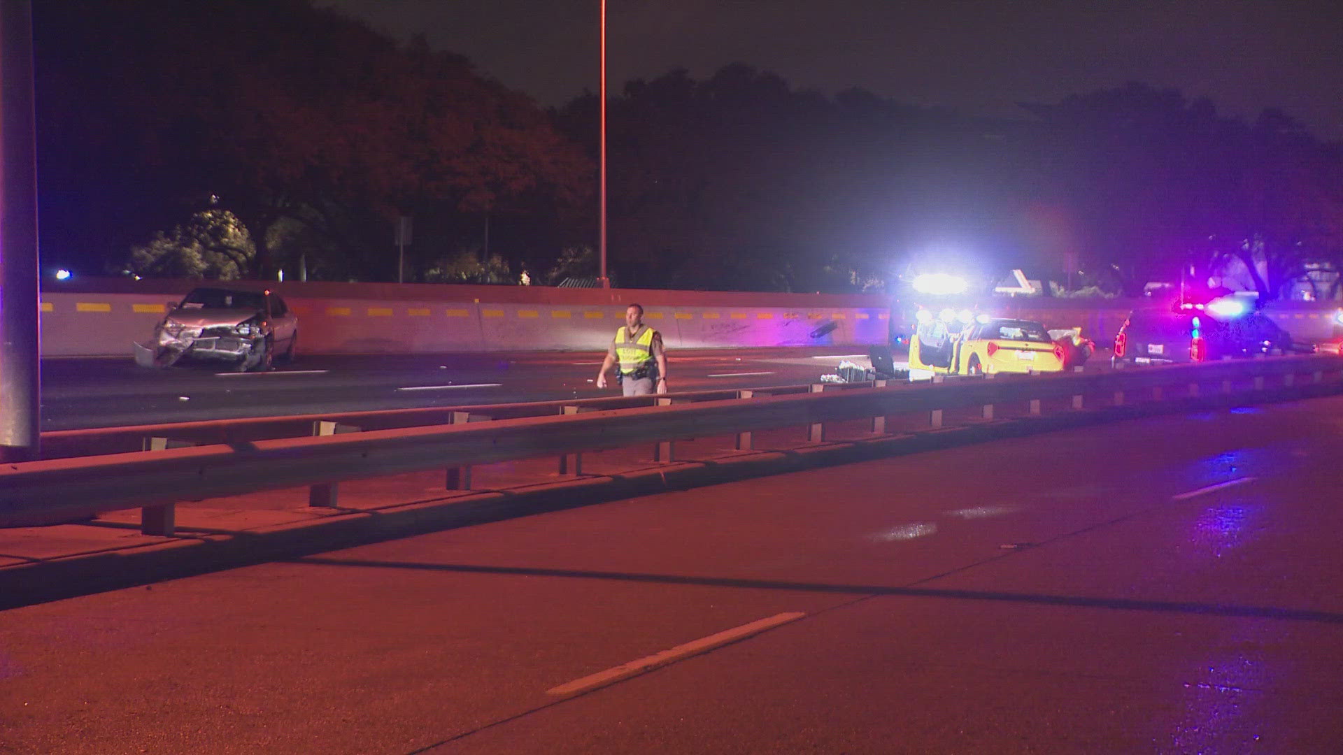 State trooper critically injured working crash on Dallas North Tollway ...