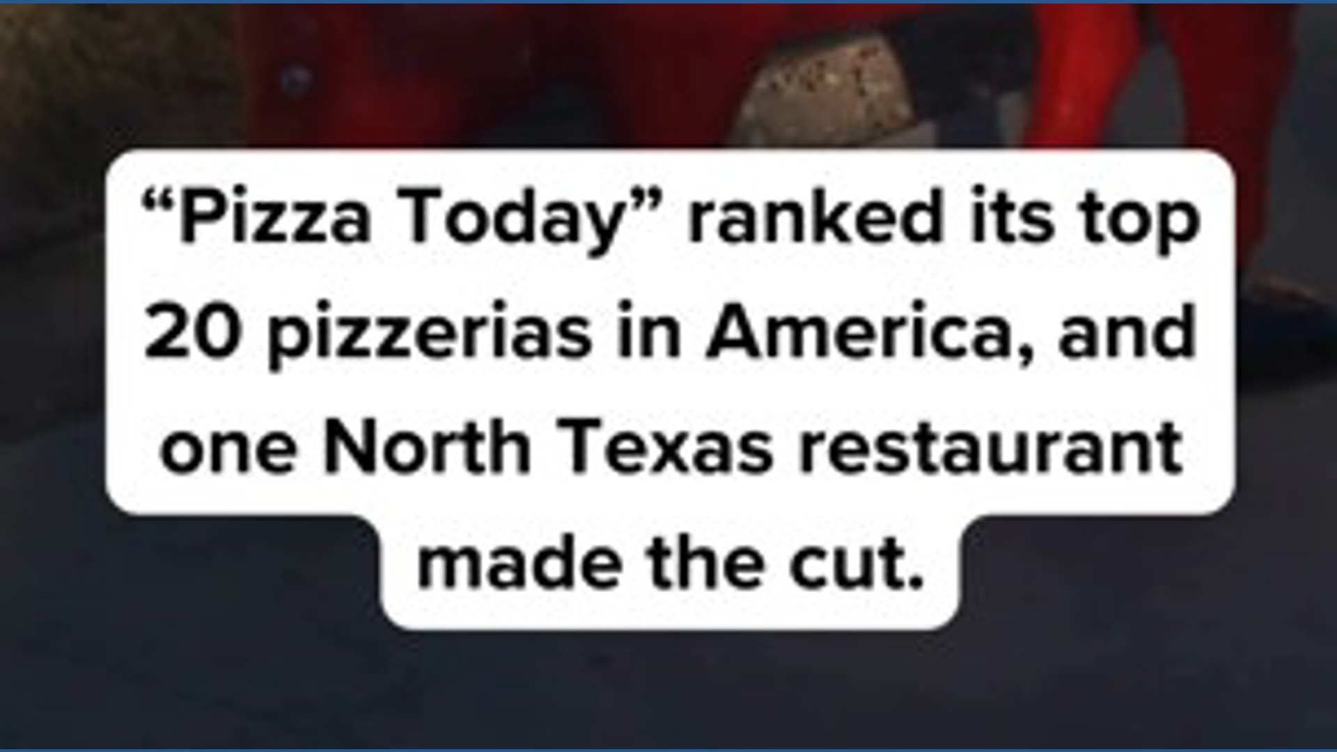 Dallas pizzeria ranked among the best in America | wfaa.com