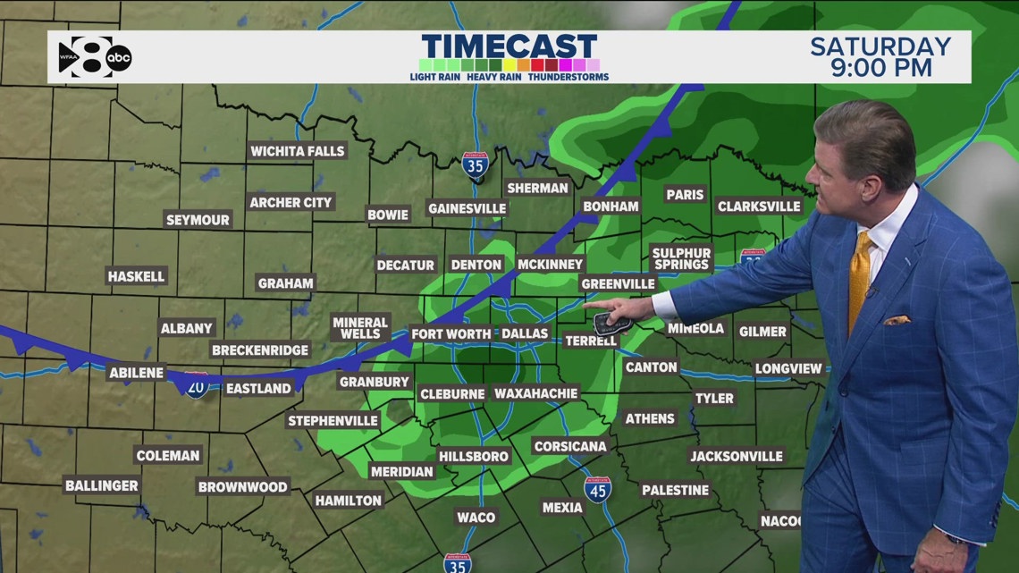 DFW Weather: There's a cold front and a chance of rain in the forecast ...
