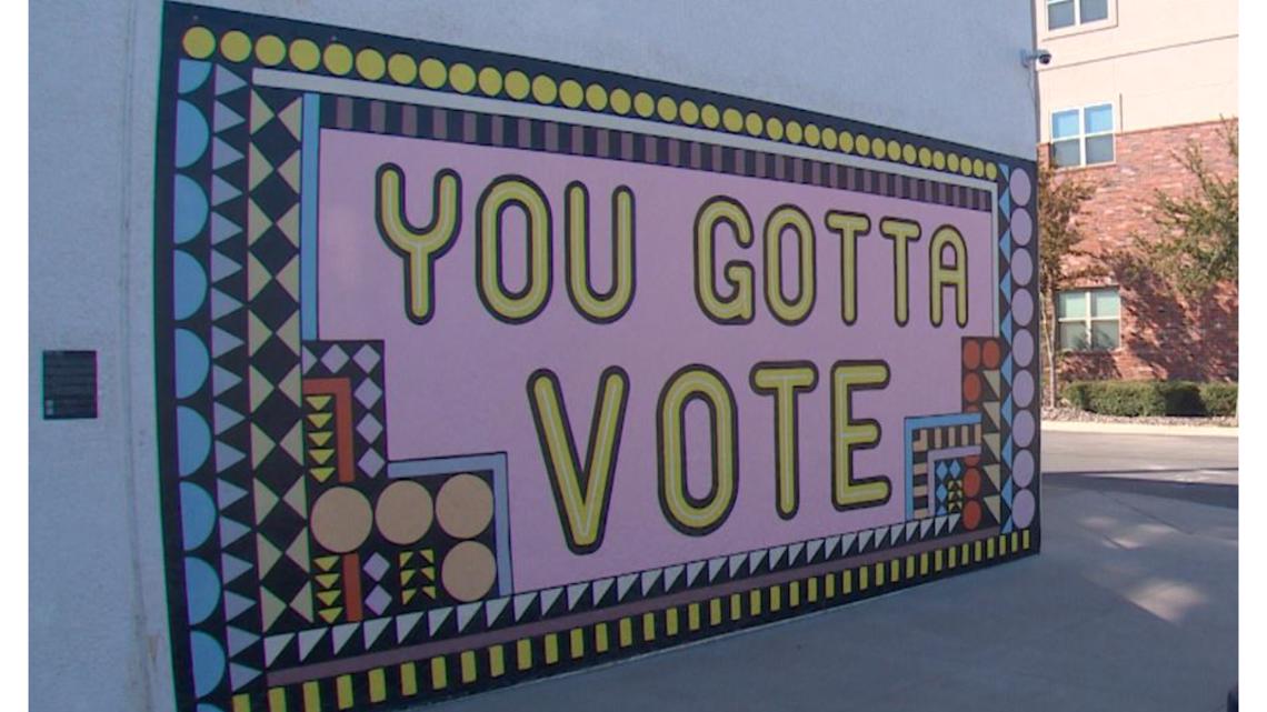New murals encourage voting in areas with low turnout | wfaa.com