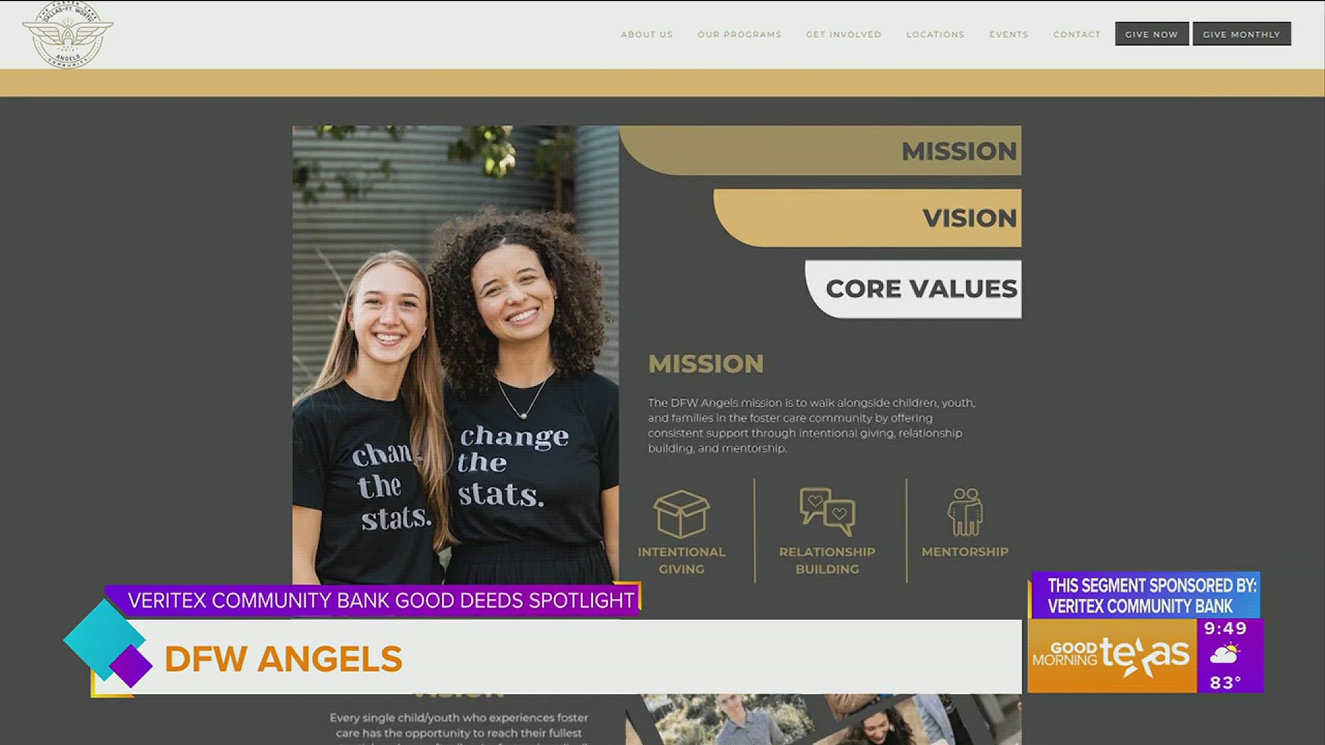 Veritex Community Bank Good Deeds Spotlight: DFW Angels | wfaa.com
