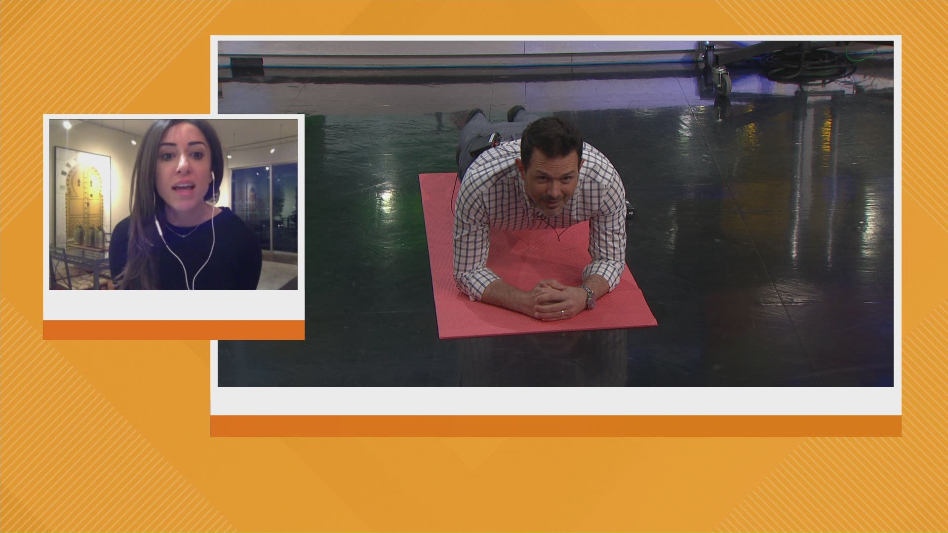 Watch Marc Istook and Greg Fields do the planks and push-ups challenge ...