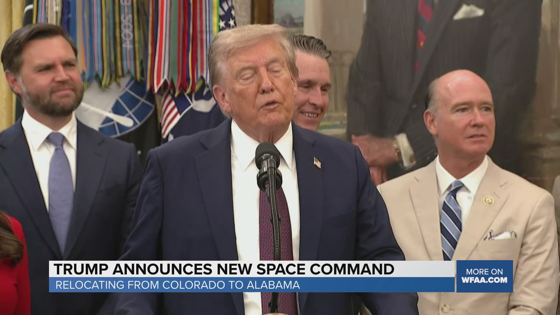 President Donald Trump asked about viral online rumor that he was dead ...