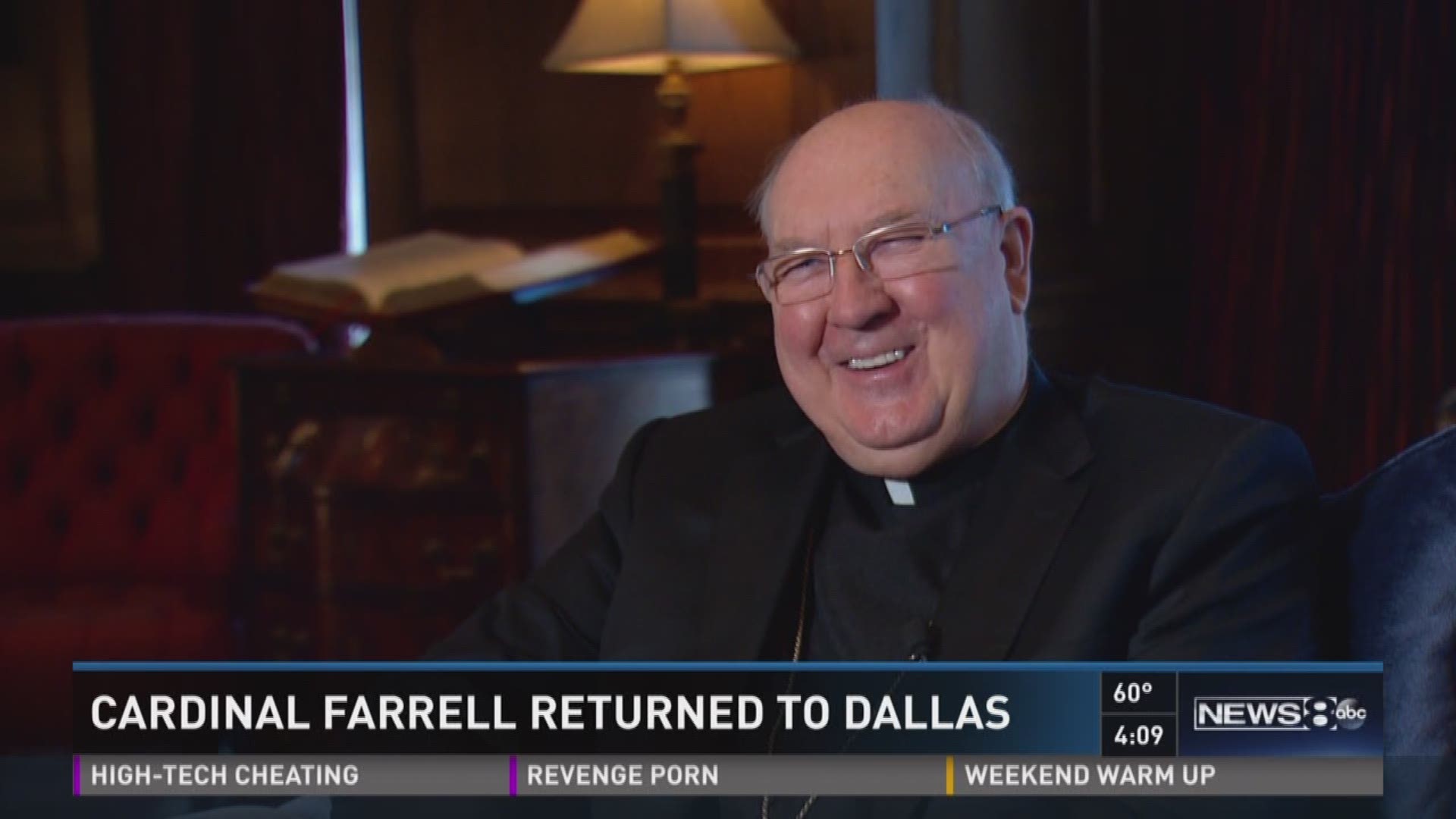 Exclusive: Cardinal Farrell on life at the Vatican, immigration | wfaa.com