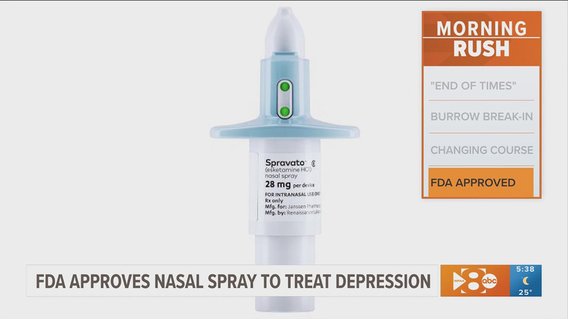 FDA approves nasal spray to treat depression | wfaa.com