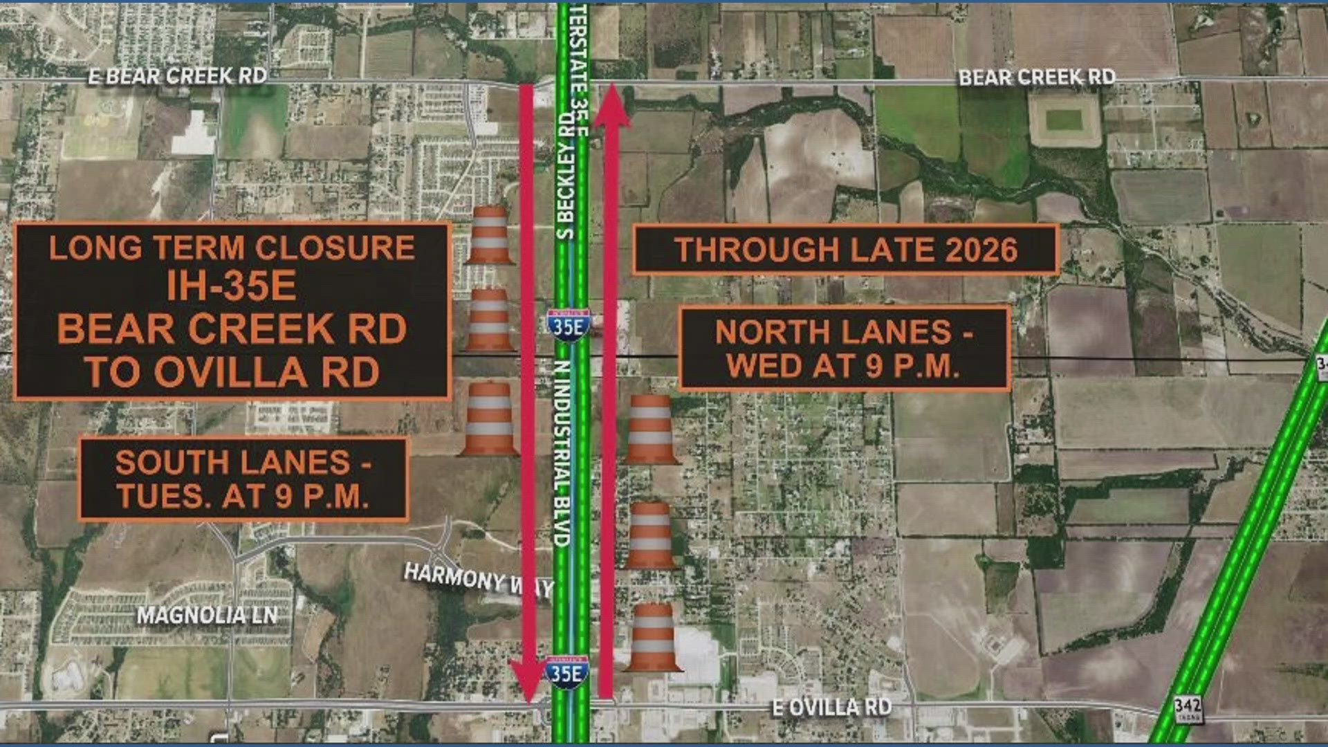 Dallas, Texas traffic: Major I-35E closure starting Tuesday | wfaa.com