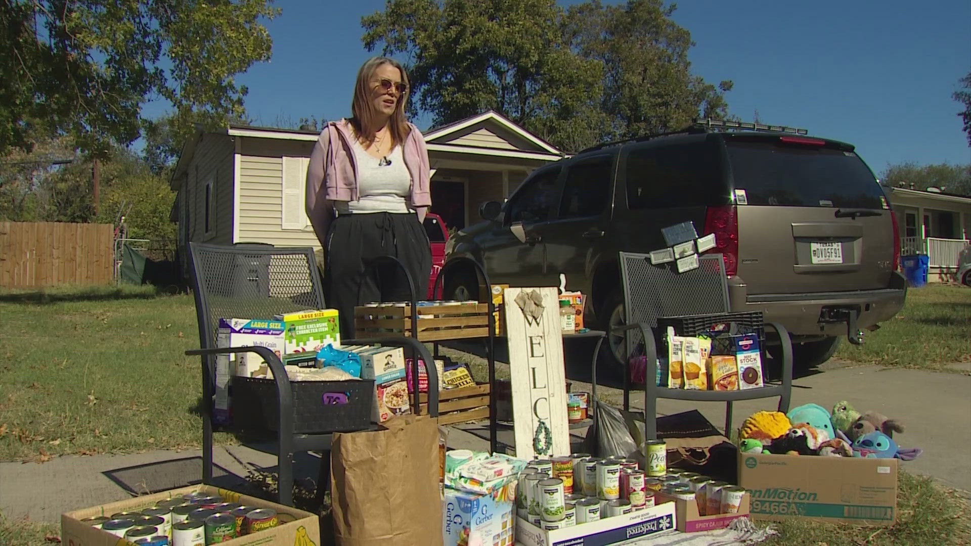 Farmers Branch neighborhood fills curbside pantry for SNAP recipients and federal employees ...